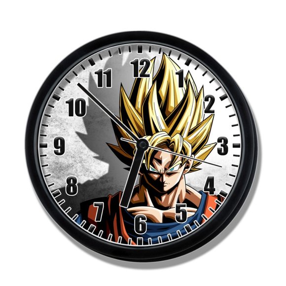 Clock | Wall Decor | Dragon Ball Z Wall Clock Goku Wall Decor Clock New ...
